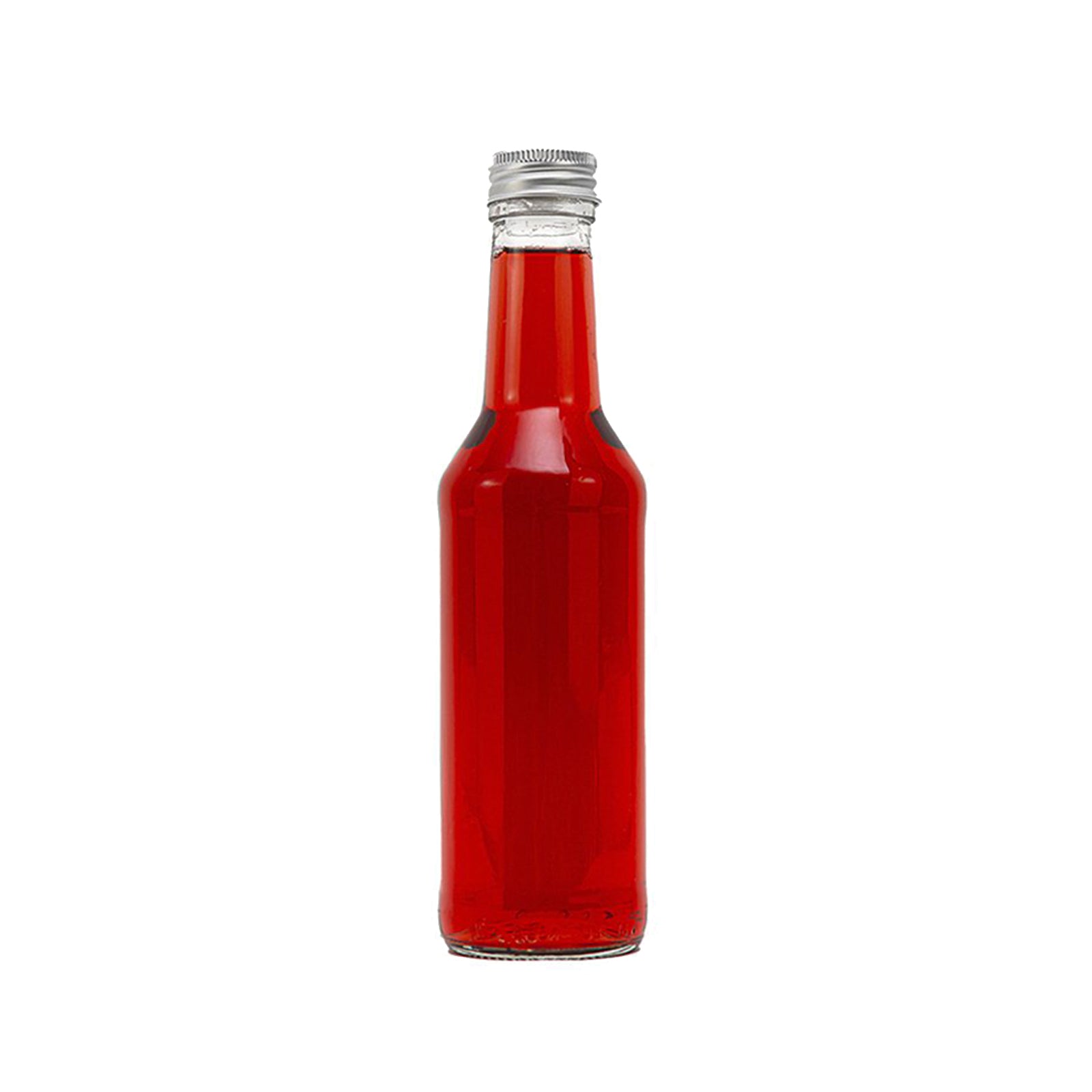 250 ml Glass Bottle "Straight Neck" including PP28 Cap – glasfactory
